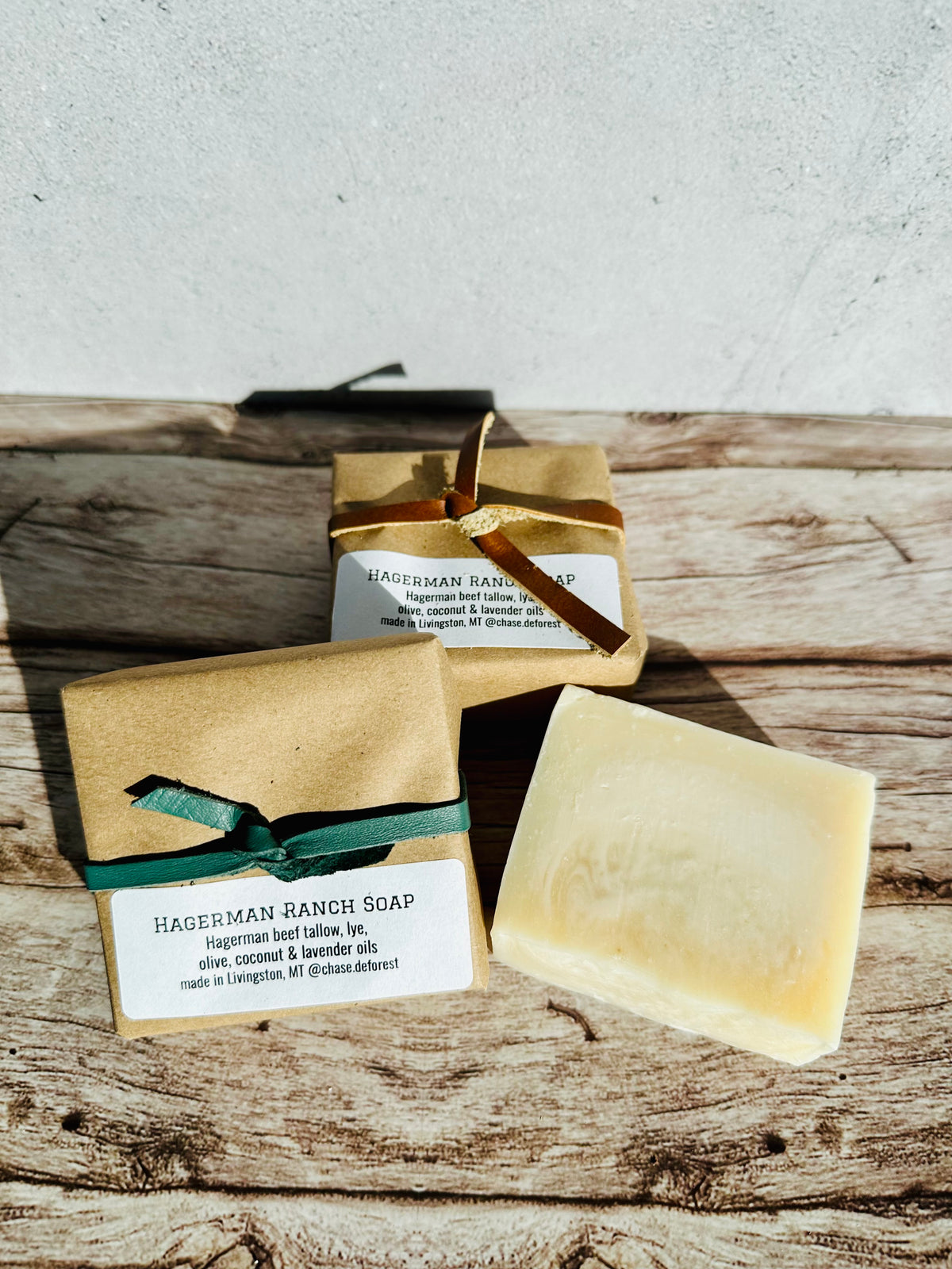 Hagerman Ranch Tallow Soap 100% grass fed Montana beef moisture skin ...