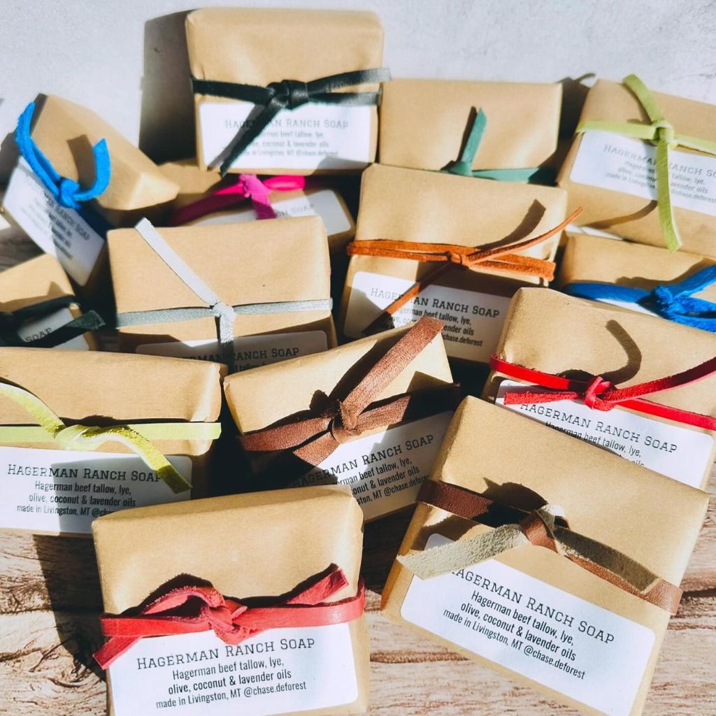 Hagerman Ranch Tallow Soap 100% grass fed Montana beef moisture skin ...